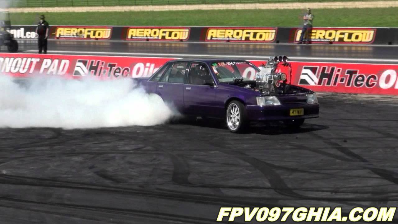 BLOWN V8 VK COMMODORE ( MY WAY ) BURNOUT MASTERS WINNER RODDERS LIFE ...