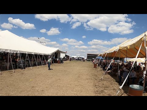 Fun Day! Amish School Auction Clarita, OK - YouTube