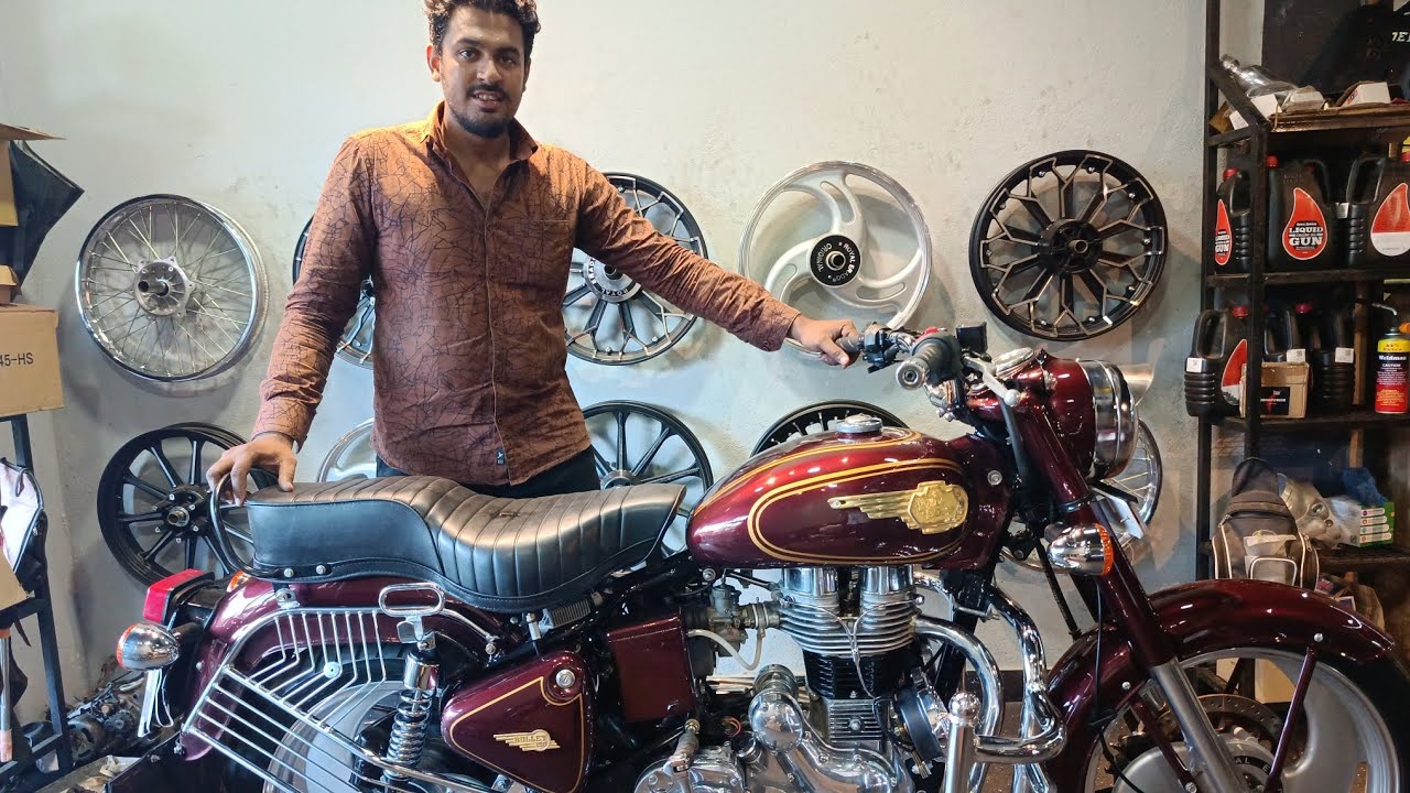 Royal Enfield 1986 model Full Restoration 🔥 HMS BULLET MAKER IN TRICHY ...