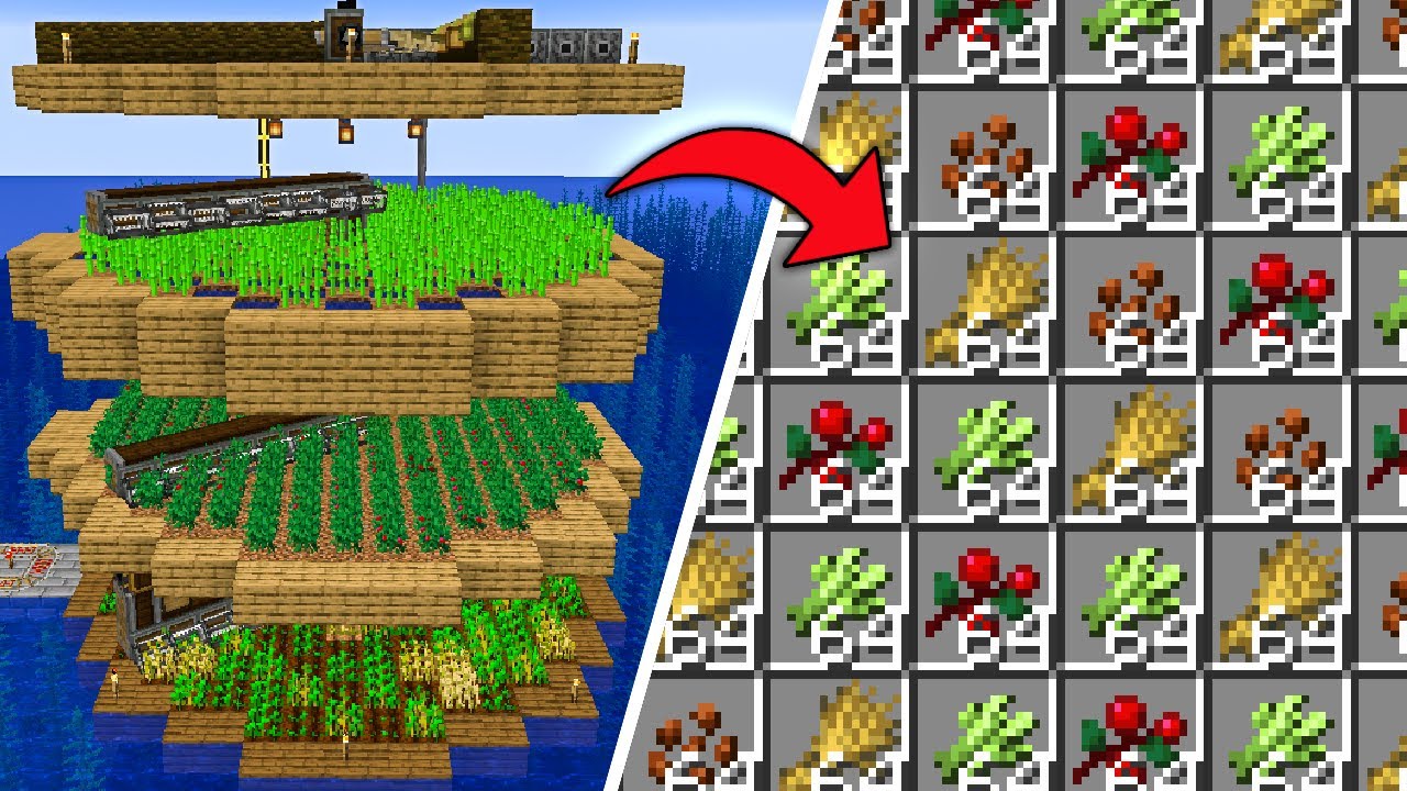 THE BEST AUTOMATED CREATE FARMS! EP6 | Minecraft Ice [Modded Questing ...