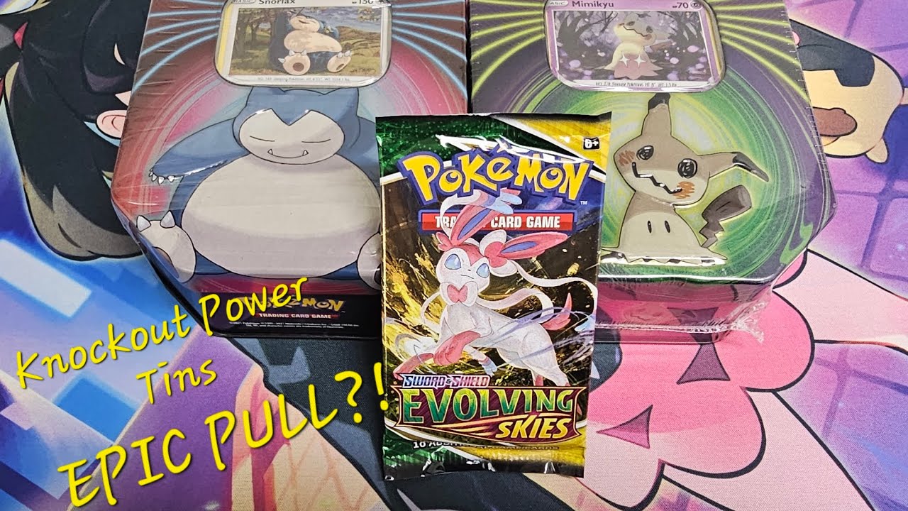 Pokemon Knockout Power tins! Amazing alt art in these?! - YouTube