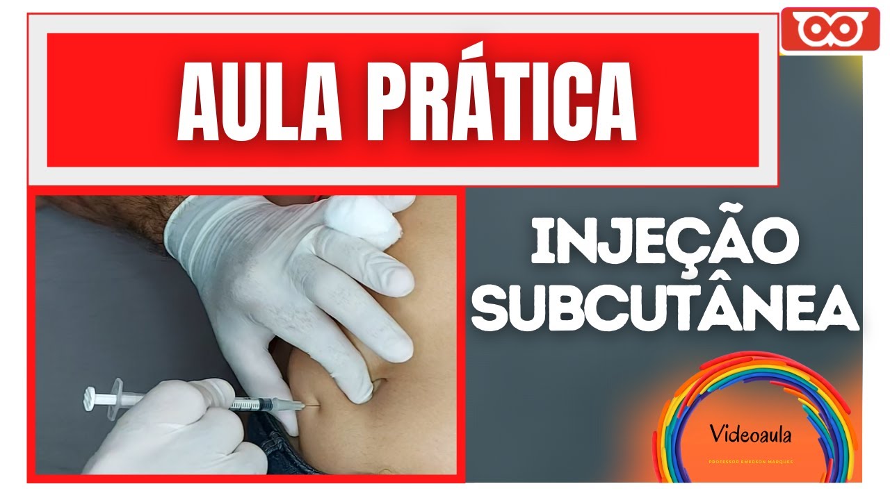 INJEÇÃO SUBCUTÂNEA - AULA PRÁTICA - YouTube