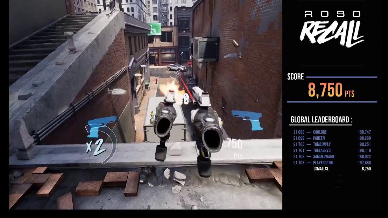 Robo Recall Gun Flip Kill - YouTube