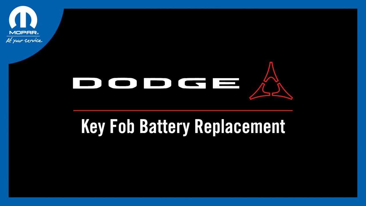Key Fob Battery Replacement | How To | 2025 Dodge Charger EV - YouTube