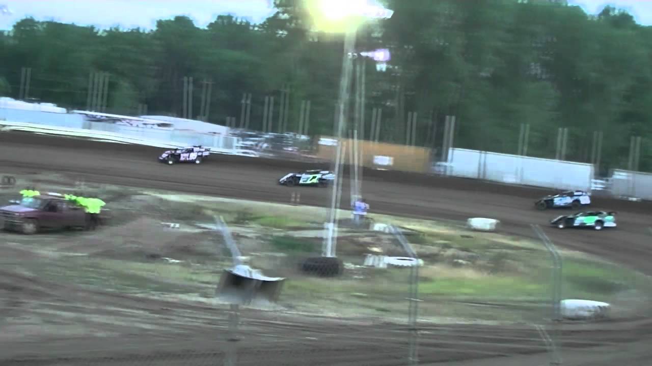 6 18 2014 grain valley speedway usmts heat 4 - YouTube