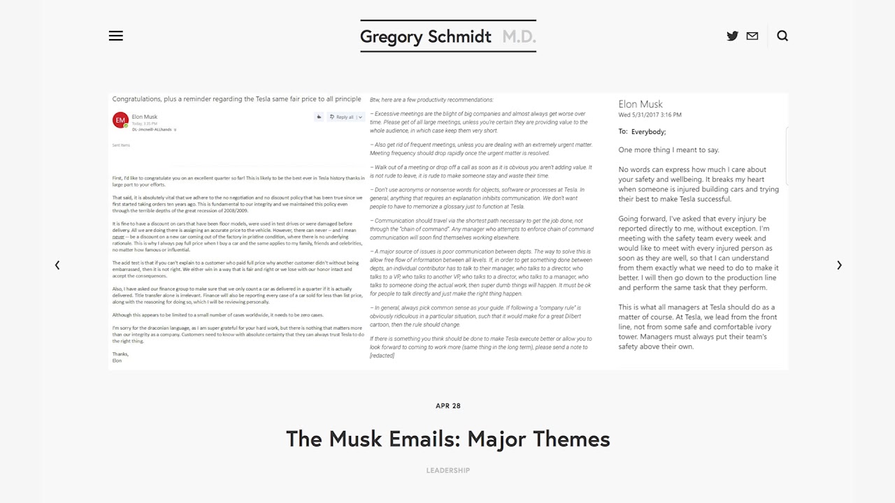 The Musk Emails: Major Themes - YouTube
