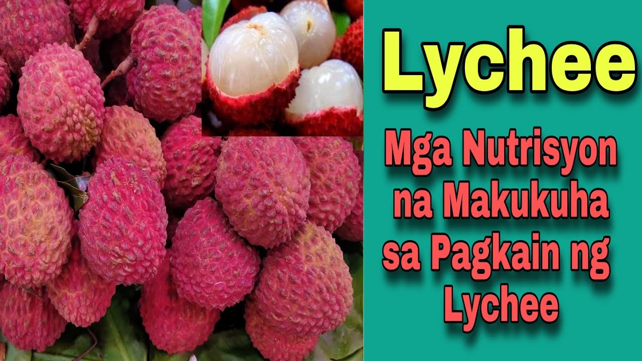Lychee:Mga Nutrisyon na Makukuha sa Pagkain ng Lychee - YouTube