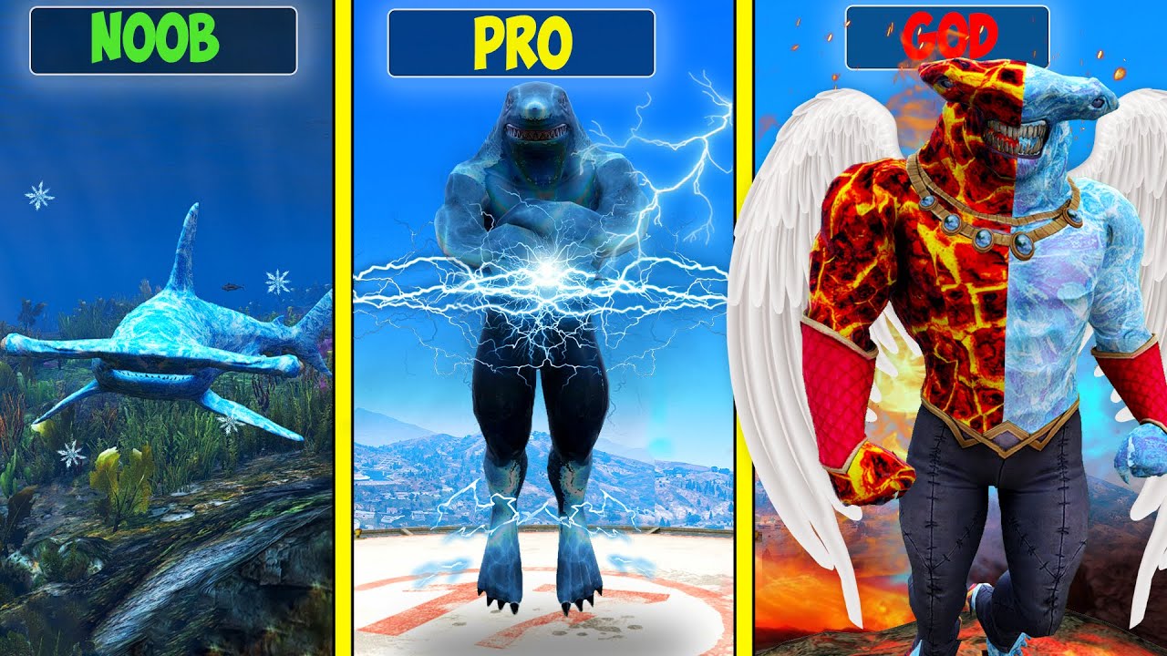 Upgrading To ULTIMATE ELEMENTAL KING SHARK in GTA 5 - YouTube