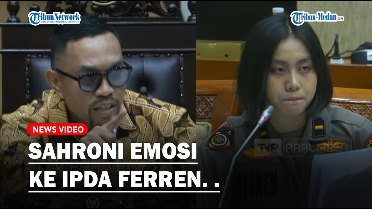RAPAT PANAS Sahroni Emosi ke Ipda Ferren: Anda Cuma Asumsi - YouTube