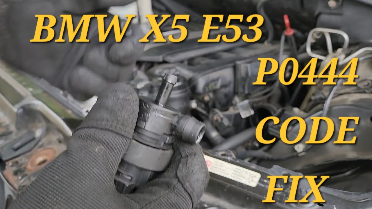 ABANDONED BMW X5 E53 P0444 CODE FIX X5 PURGE VALVE REPLACEMENT # ...