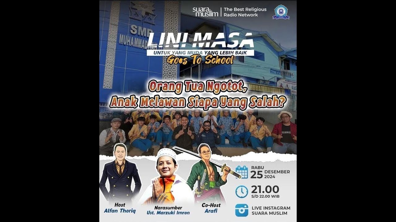 🔴 [LIVE] LINIMASA TRANSFORMASI DIRI PART 2 ||LINIMASA RADIO SUARAMUSLIM ...