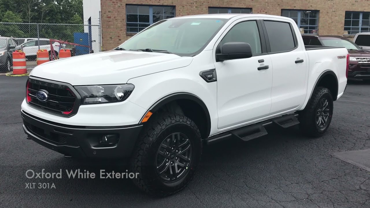 White Ford Ranger