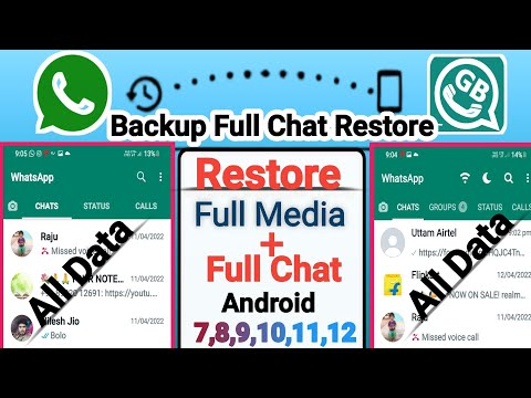 Backup whatsapp to gbwhatsapp | Restore chat history whatsapp | Transfer WhatsApp to gbwhatsapp 2022