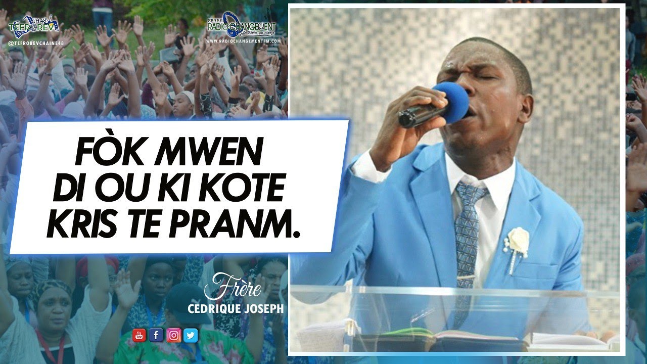 Fòk mwen di ou ki kote KRIS te pranm.. | Fr Cedrique JOSEPH - YouTube