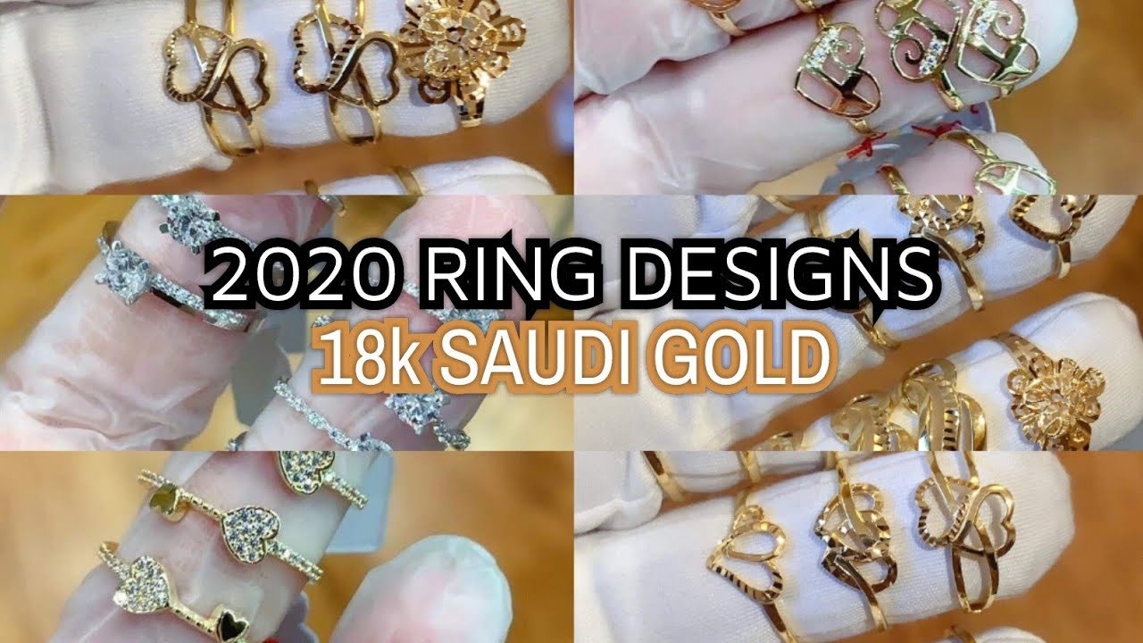 2020 RING DESIGNS 18k SAUDI GOLD | SteffnyKells - YouTube