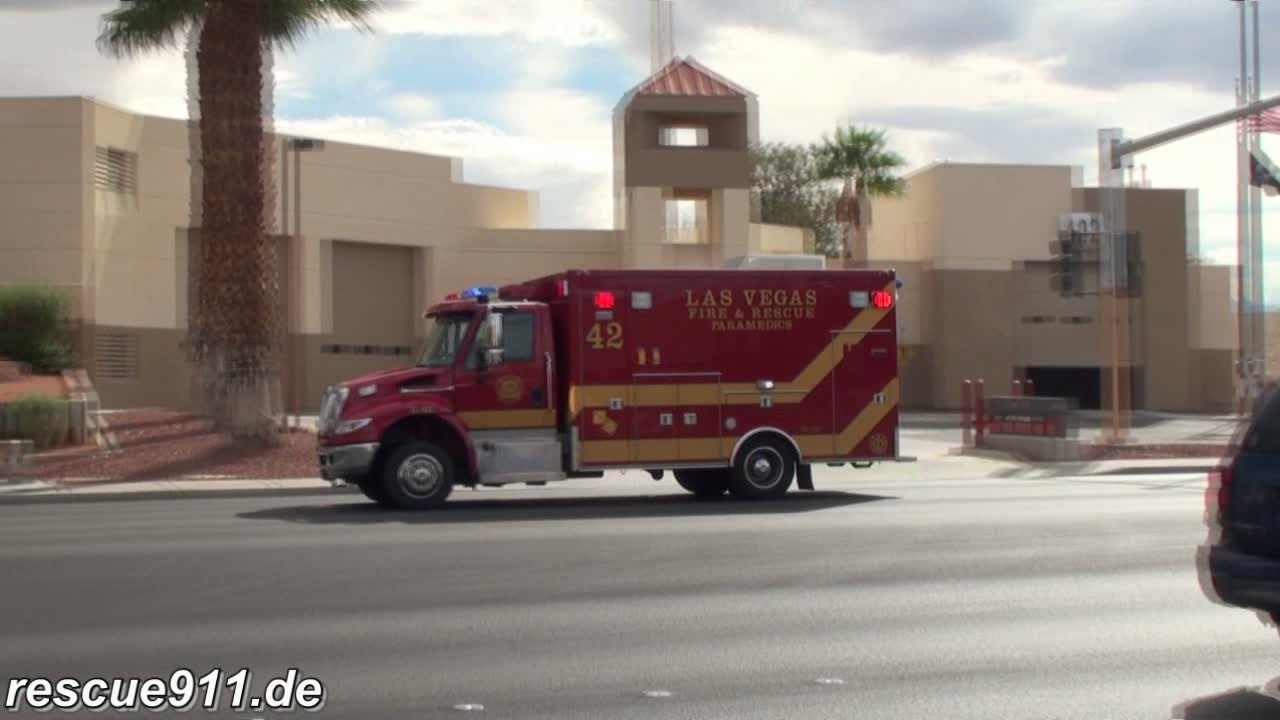 Rescue 42 Las Vegas Fire-Rescue - YouTube