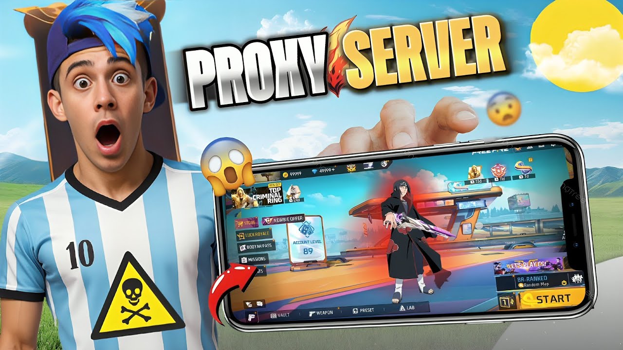 I Tried VIP Proxy Server In Free Fire! 😱 - YouTube