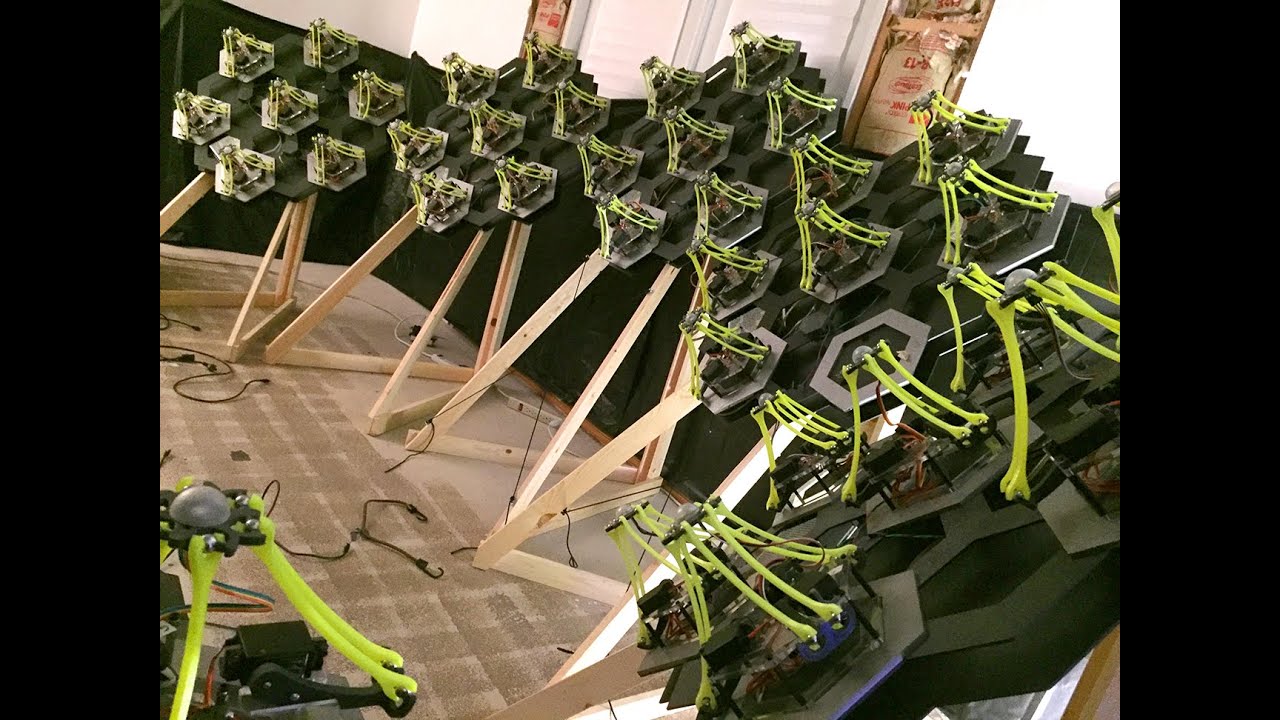 Robot Army : LIGHT PLAY Layout Construction 2016 - YouTube