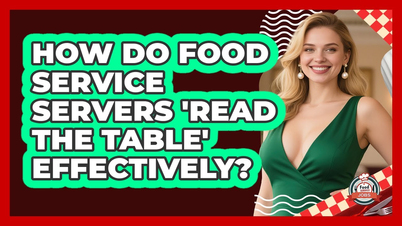 How Do Food Service Servers 'read The Table' Effectively? - Food ...