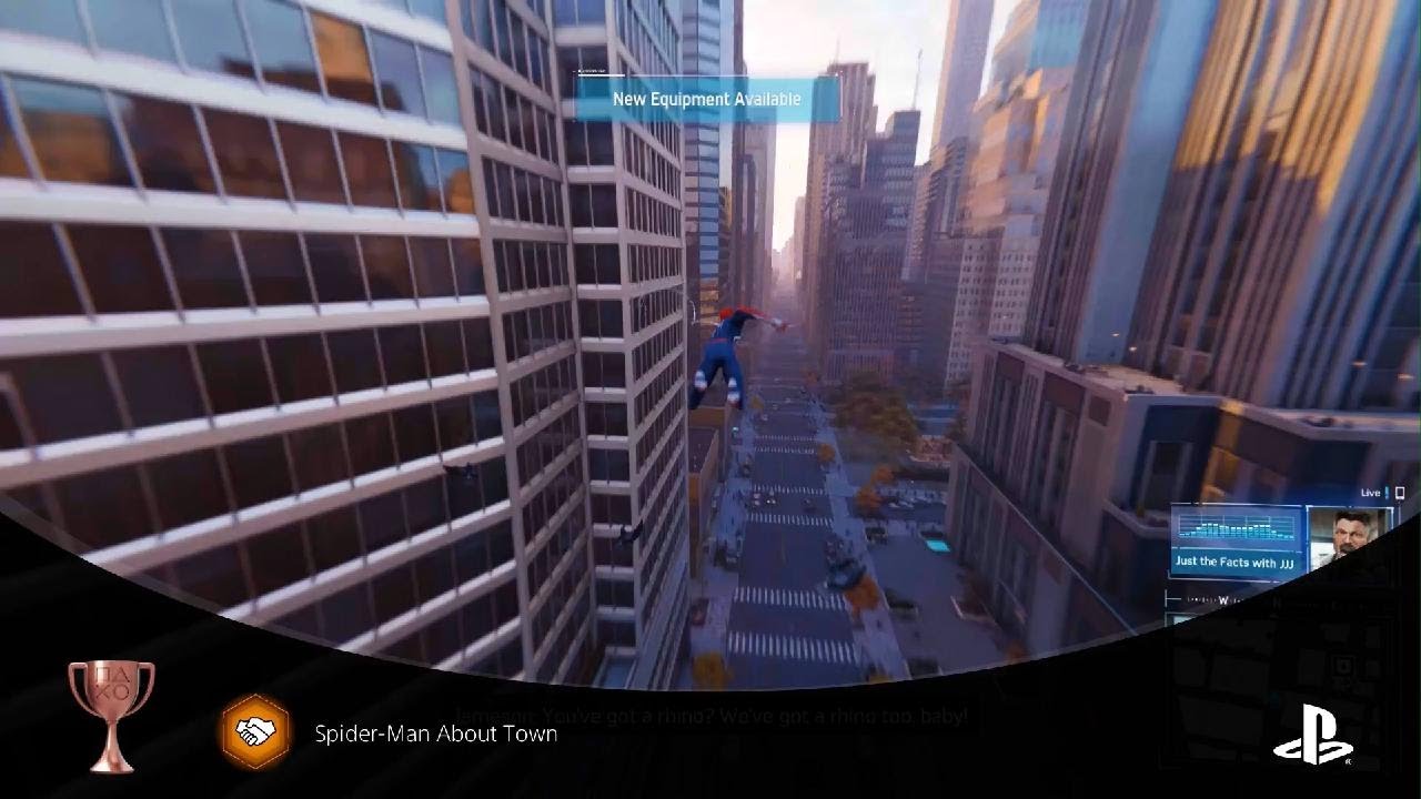 Spider-Man About Town Trophy Marvel's Spider-Man Remastered (PS5) Clip ...