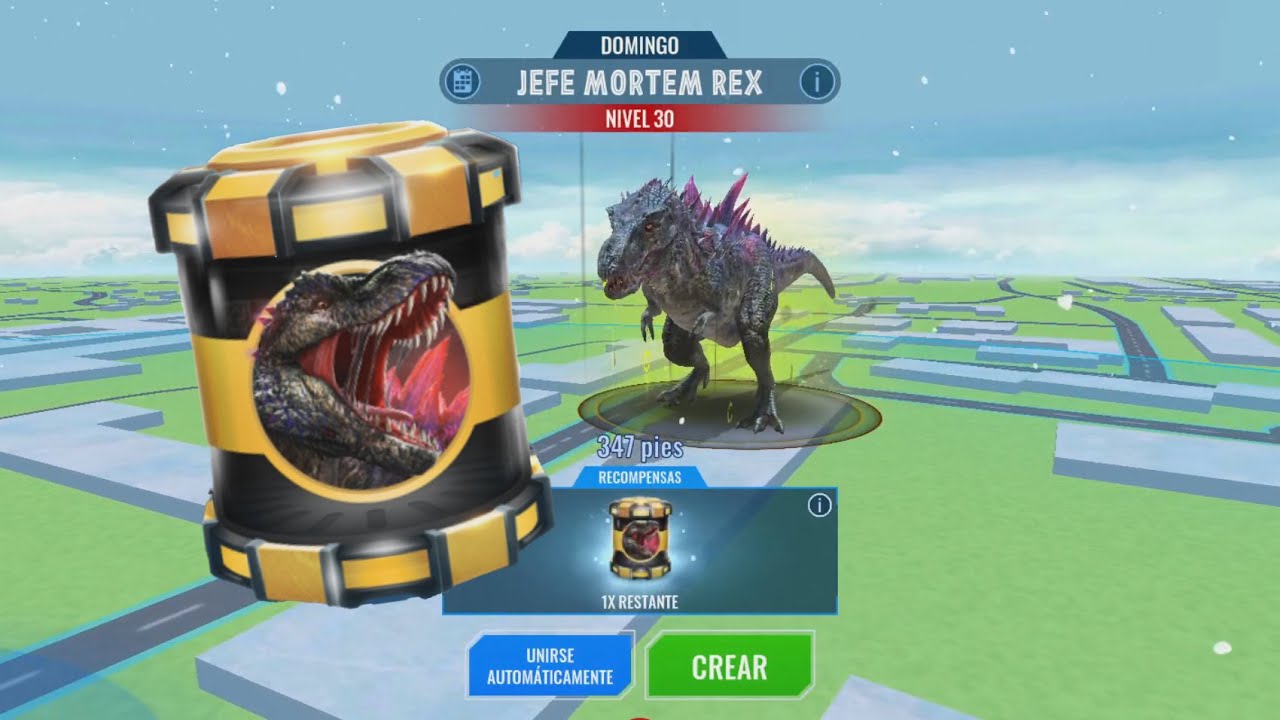 JURASSIC WORLD ALIVE | JEFE MORTEM REX - YouTube