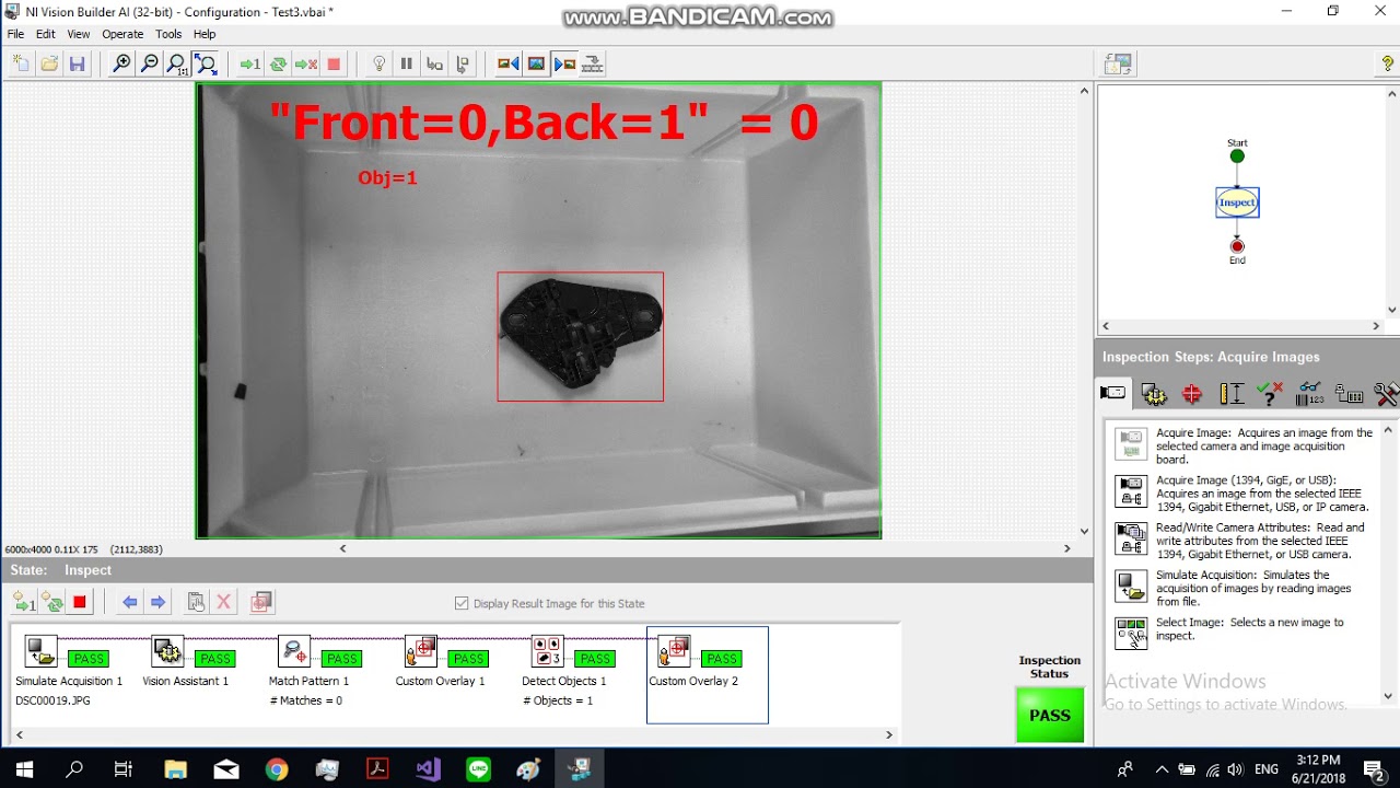 Ni Vision Builder Detect Object - YouTube