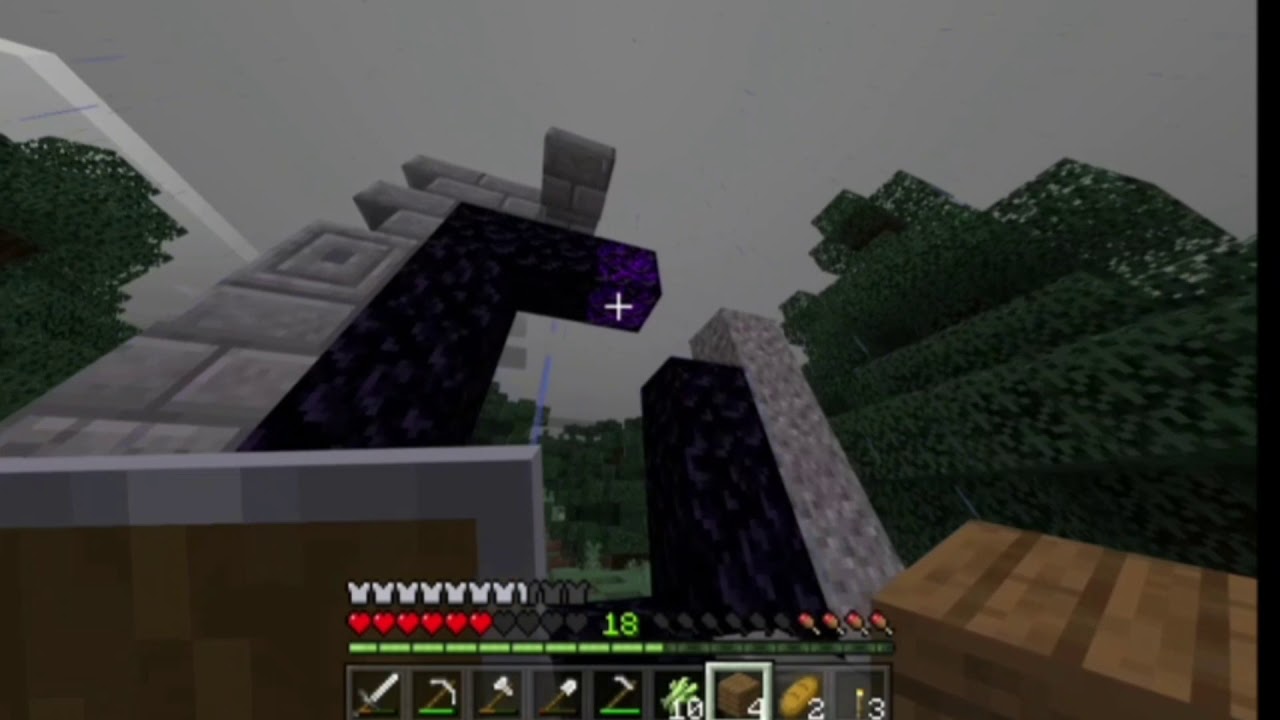 ClawCraft | Ep.2 Fnishing a Started Nether Portal - YouTube