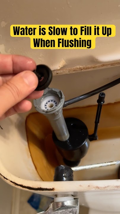 Toilet Not Filling with Water Fast? Fix Your Fill Valve Easily! - YouTube