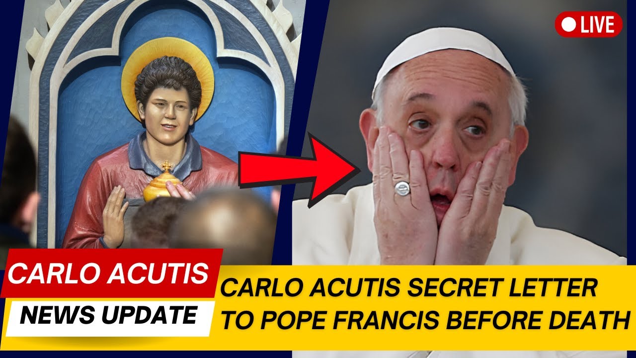 The Secret Letter Carlo Acutis Wrote to Pope Francis REVEALED - YouTube