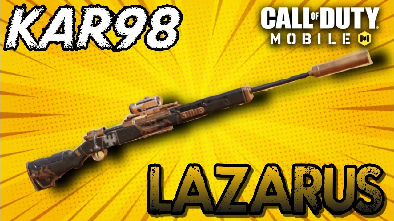 Jugando con el KAR98 LAZARUS - COD MOBILE - YouTube