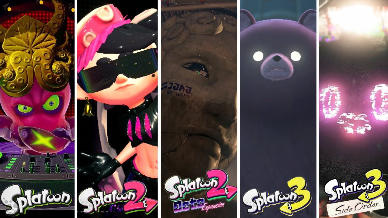 Evolution of Final Bosses in Splatoon Games (2015 - 2024) - YouTube