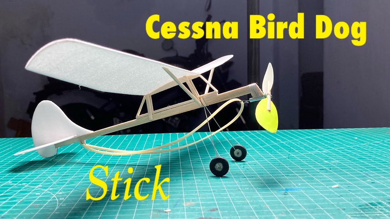 Model Stick Foam Cessna Bird Dog Tutorial Build - YouTube