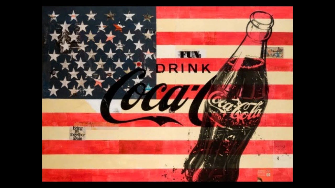 Coca cola flag