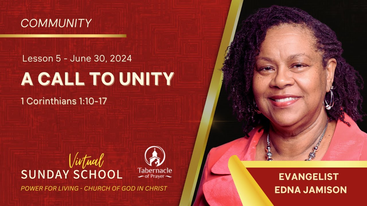 LESSON 5 • June 30, 2024 A CALL TO UNITY - YouTube