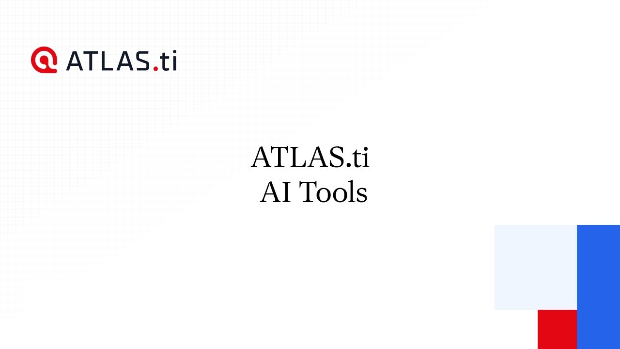 ATLAS.ti AI Tools - YouTube