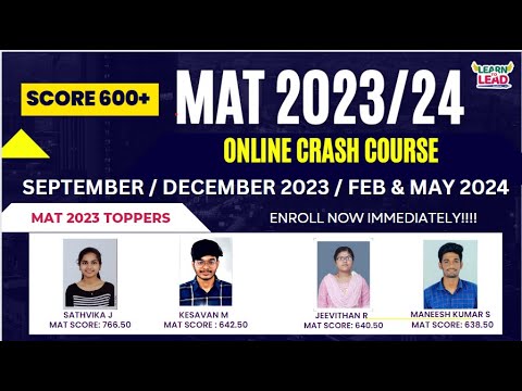 MAT MBA Best Online Course | Score 600+ #mba2024 #mat2024 # ...