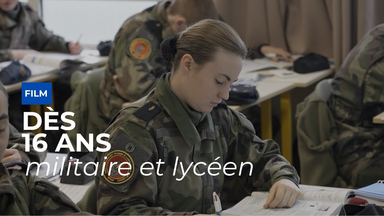Dès 16 ans, militaire et lycéen + interviews - YouTube