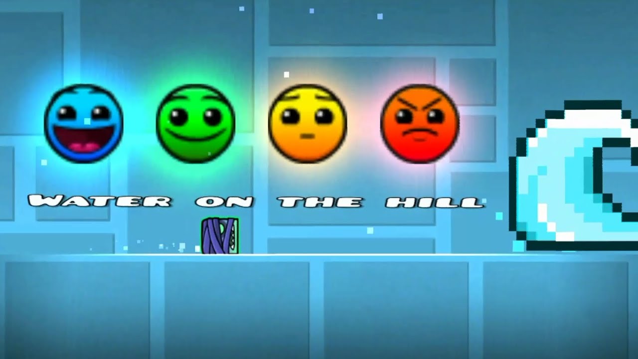 Water on the Hill💦 🏔 / Geometry Dash 2.2 New lore💀 - YouTube