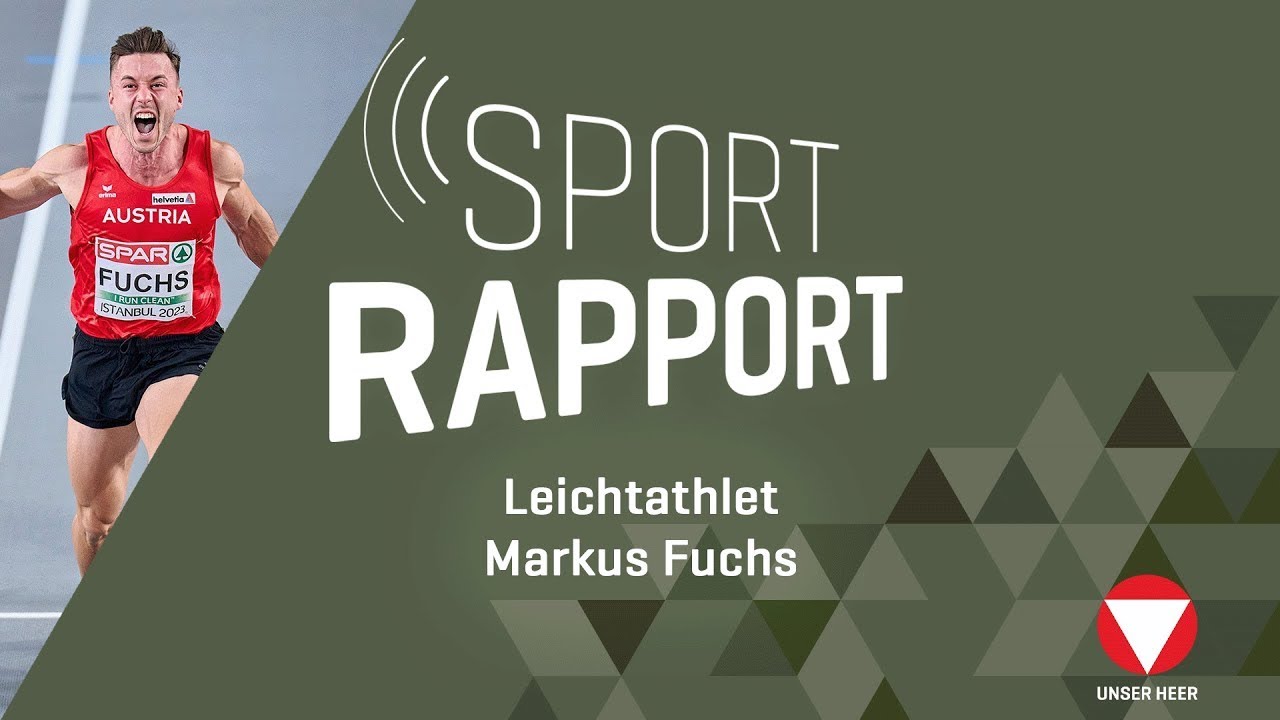 SportRapport - Markus Fuchs, der schnellste Mann Österreichs - YouTube