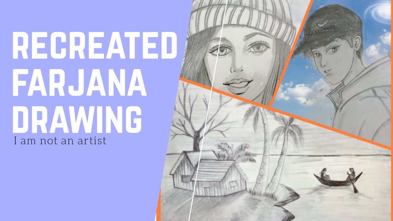 I recreated Farjana drawing academy 's drawings with my creativity ...