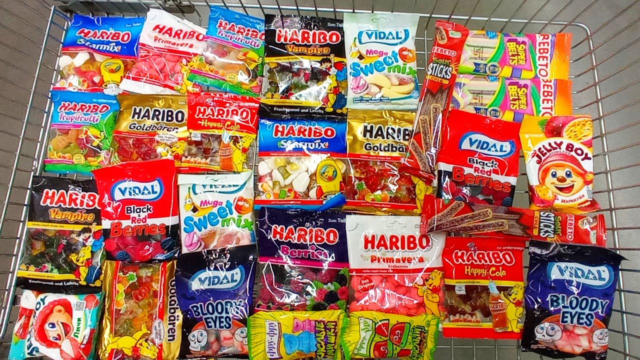 Sea of Candy and Sweets🤯 Shopping VLOG with Haribo, Vidal, Bebeto👉A Lot ...