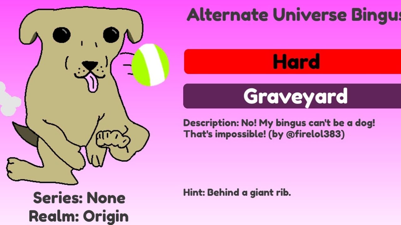 How to get Alternate Universe Bingus in Find the Binguses - YouTube