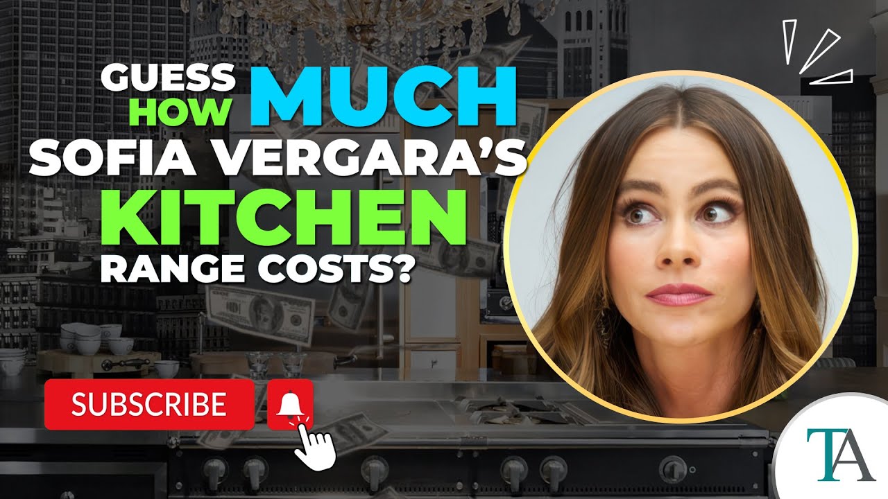 Sofia Vergara's Expensive Kitchen Range - YouTube