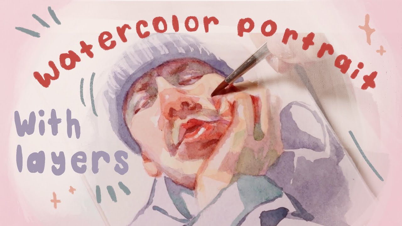 How to mix colors | Watercolor Portrait Painting | Paint and chat - YouTube