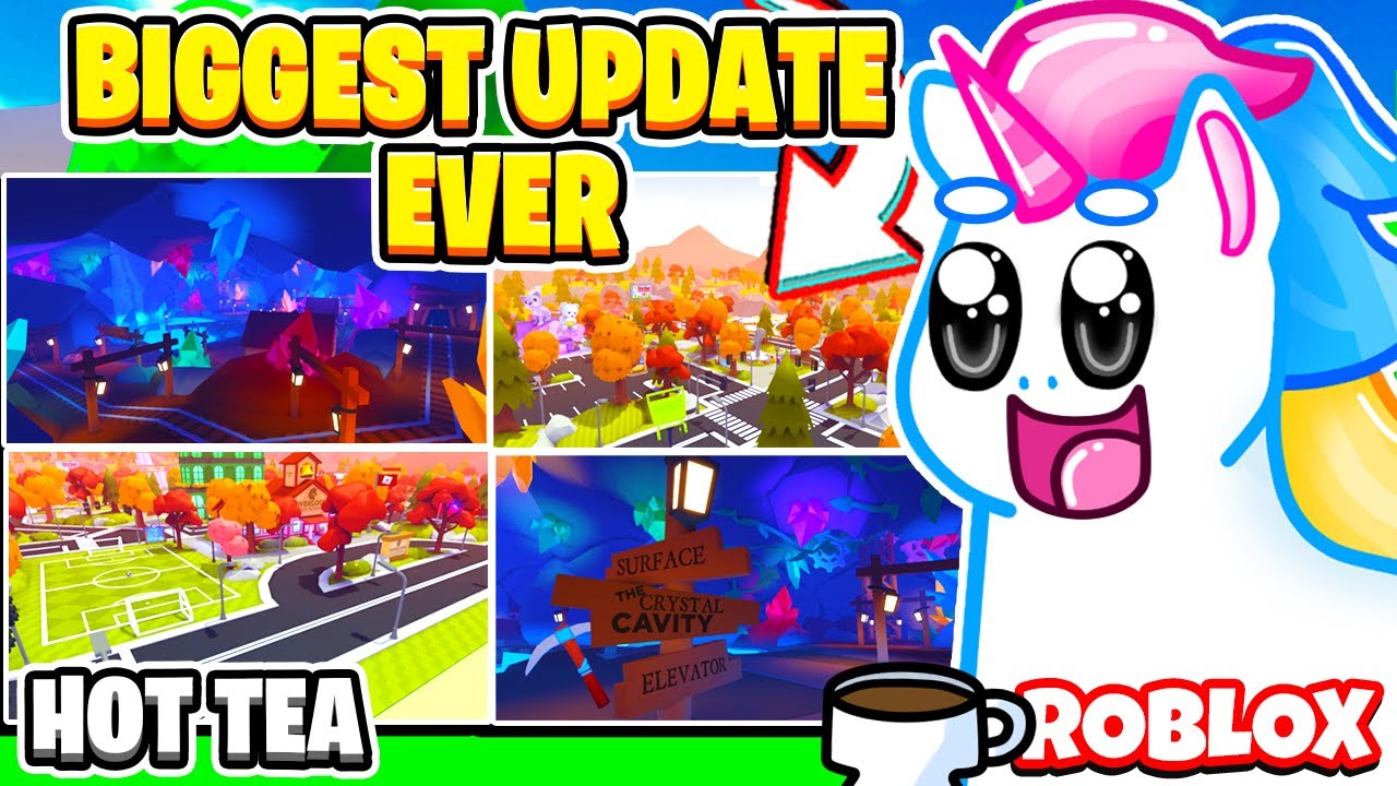 THIS IS THE BIGGEST UPDATE EVER! NEW PETS, NEW MAP, MINI GAMES! Roblox ...