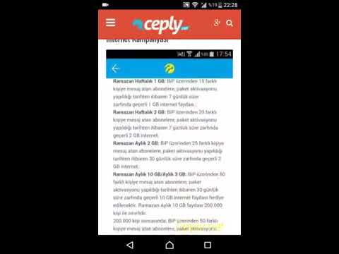 Turkcell 2017 Ramazan Ayı Bedava İnternet Paketi Nasıl Yapılır