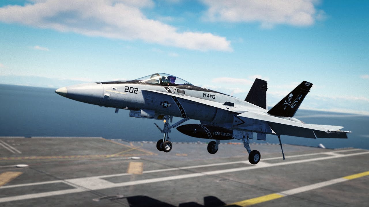 F/A-18C CASE 1 Recovery - YouTube