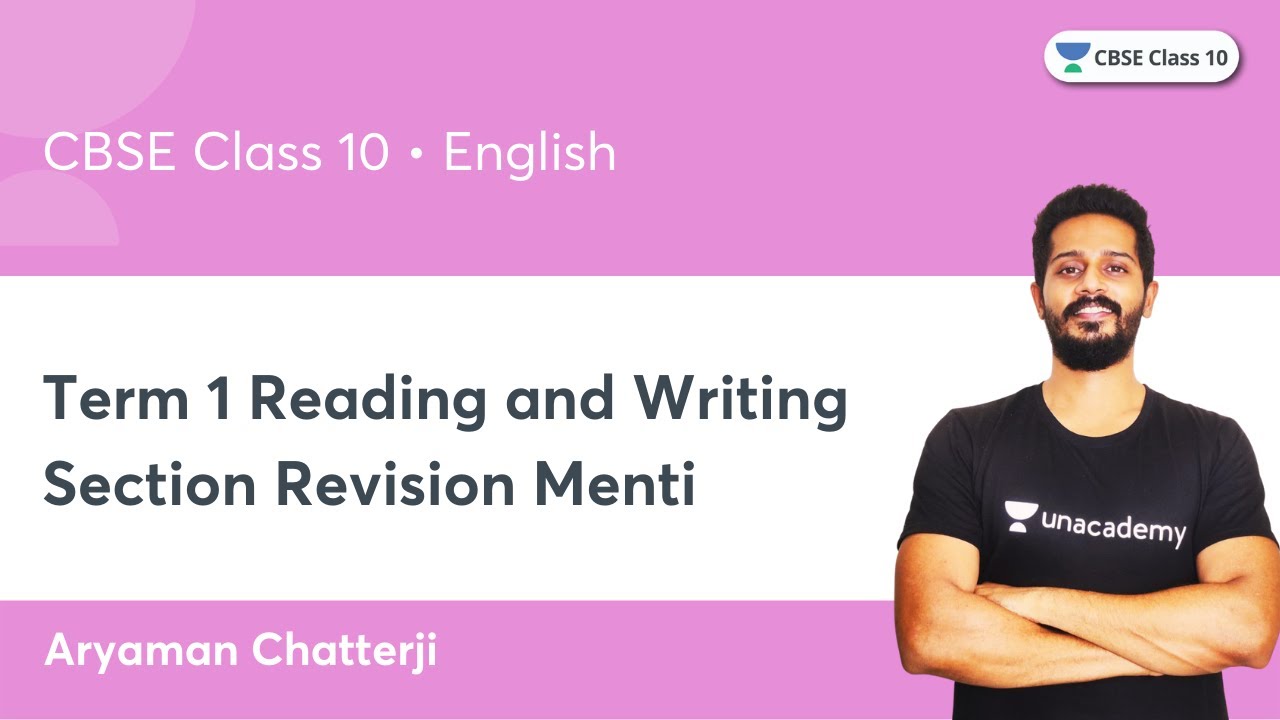 Term 1 Reading and Writing Section Revision Menti | CBSE Class 10 ...