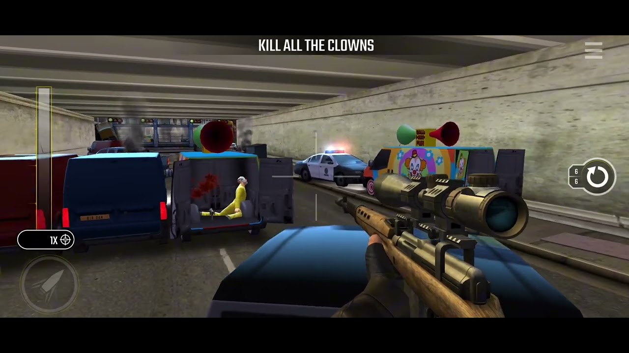 Pure Sniper Z21 Boss 5 Tunnel Vision Kill All The Clowns - YouTube