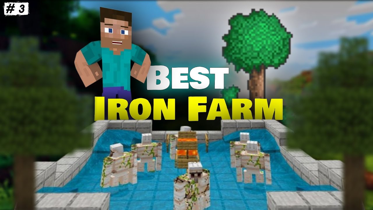 Best Iron Farm In Survival || Survival Series Episode 3 || #minecraft # ...